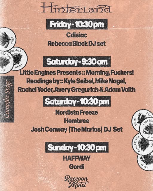 Hinterland 2025 Updates: Set times, Campfire Stage & More!