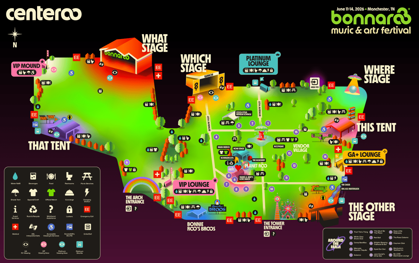 Bonnaroo 2026 Updates: Schedule, SuperJam, Late Night & More - East of ...