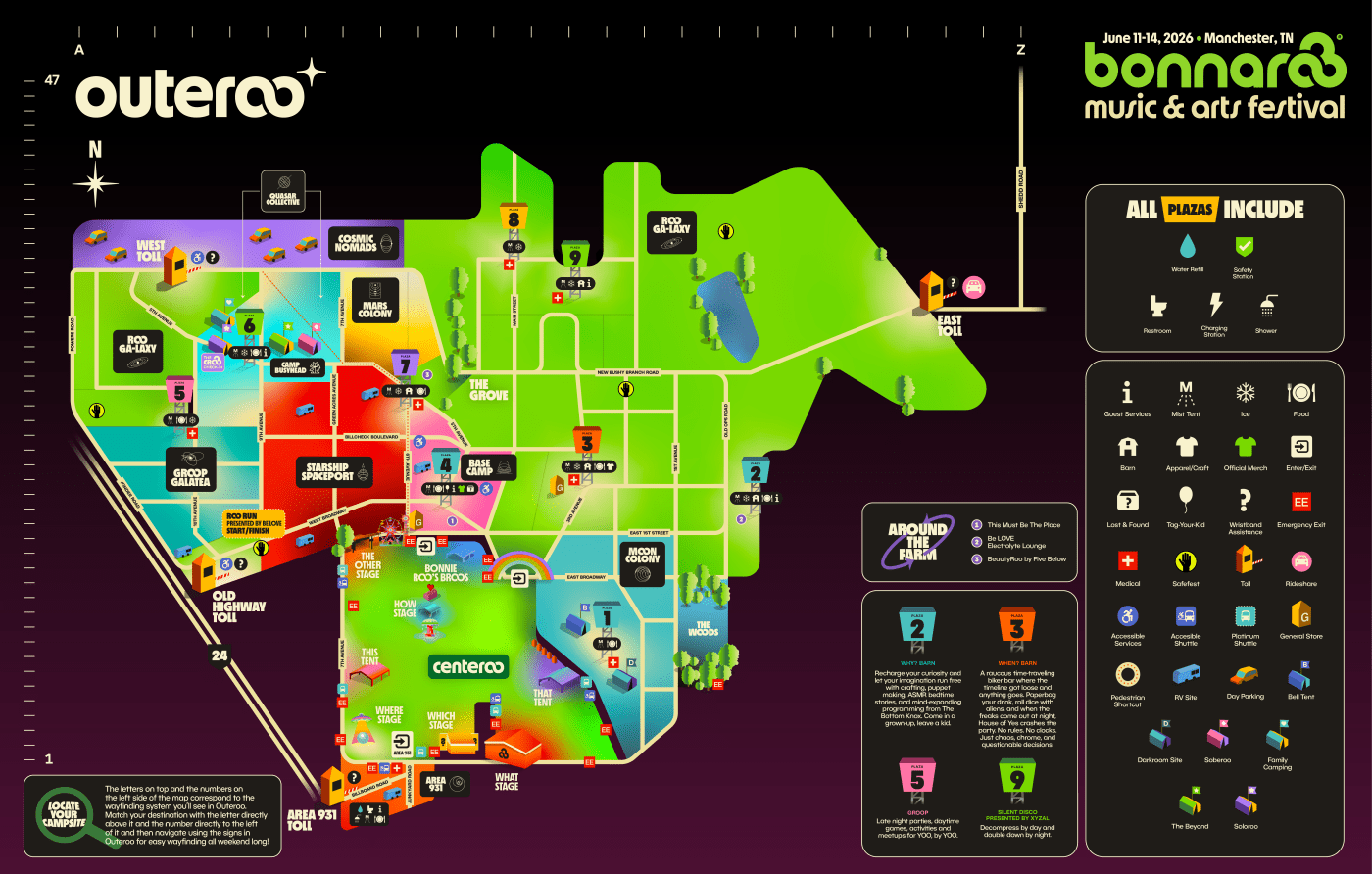 Bonnaroo 2026 Updates: Schedule, SuperJam, Late Night & More - East of ...